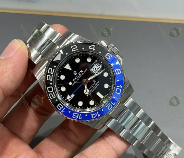 rolex GMT Master II 126710BLNR Batman Blue Black Ceramic Bezel ...